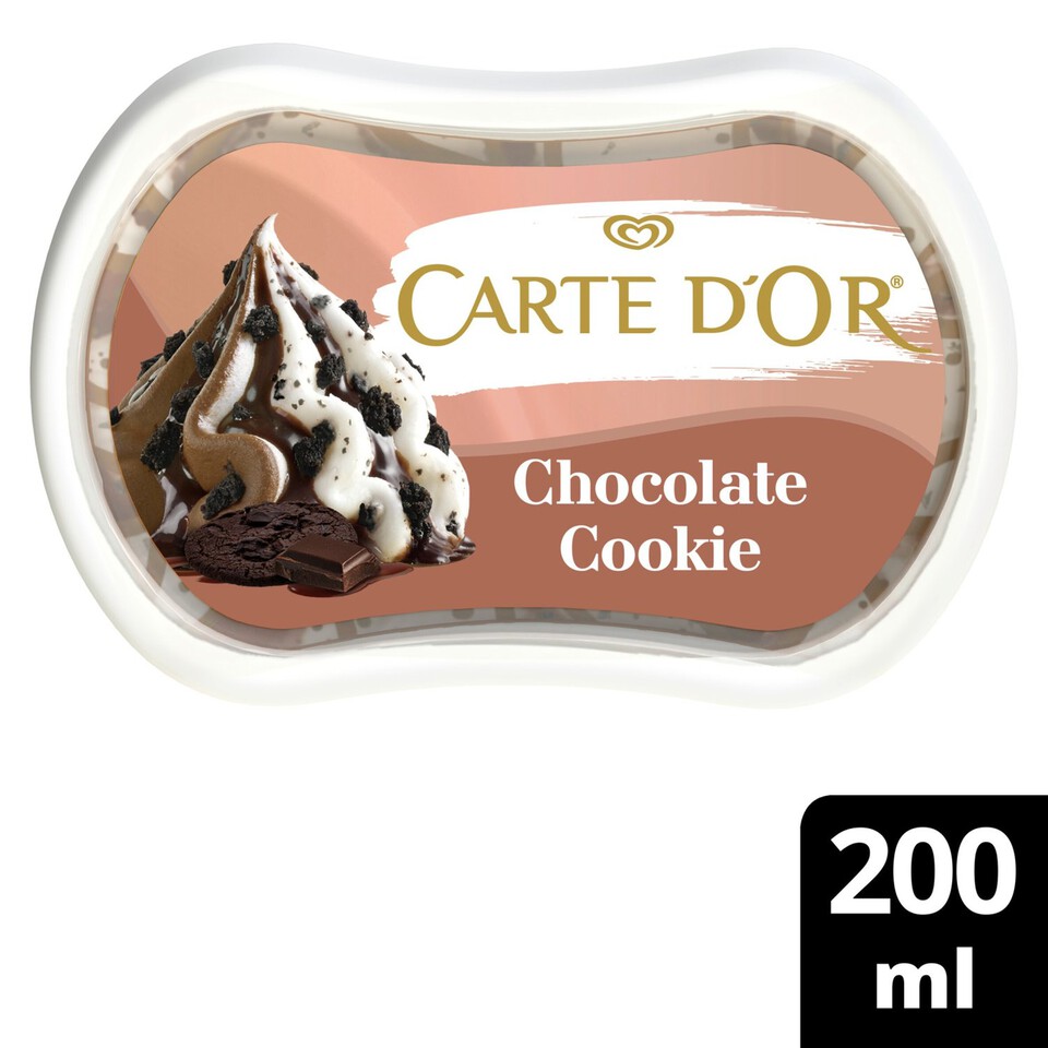 Carte D'Or Chocolate Cookie Mini Indulgence Ice Cream Dessert ...
