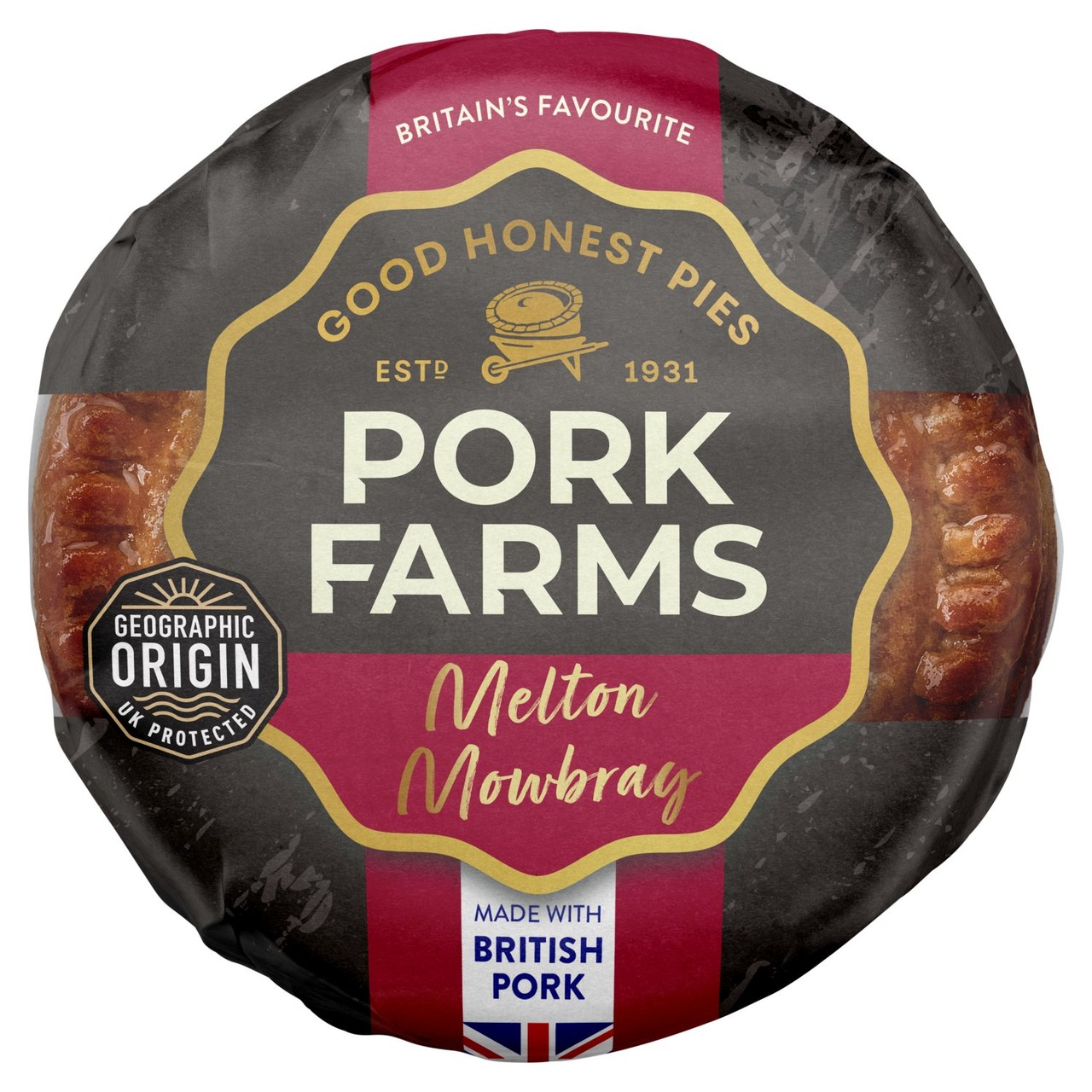 Pork Farms Medium Melton Mowbray Pork Pie 295g - Morrisons Online ...