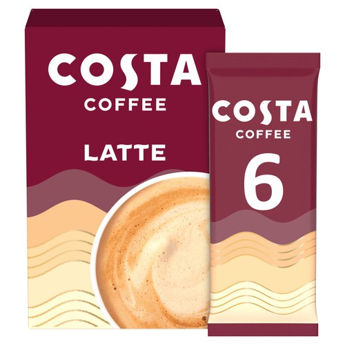 Costa Latte Sachets 6x17g - Morrisons Online Groceries & Offers