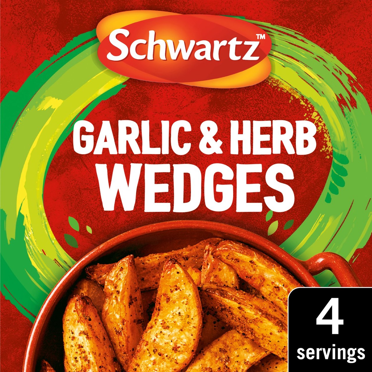 Schwartz Potato Wedges Garlic & Herb - Morrisons Online Groceries & Offers
