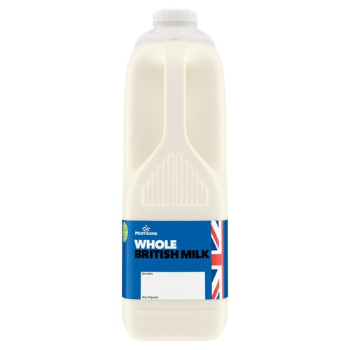 Morrisons British Whole Milk 6 Pint - Morrisons Online Groceries & Offers