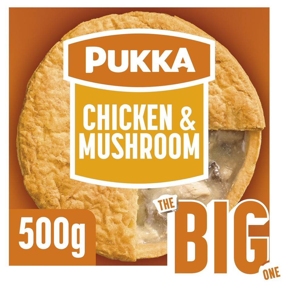 Pukka The Big One Chicken & Mushroom Pie - Morrisons Online Groceries ...