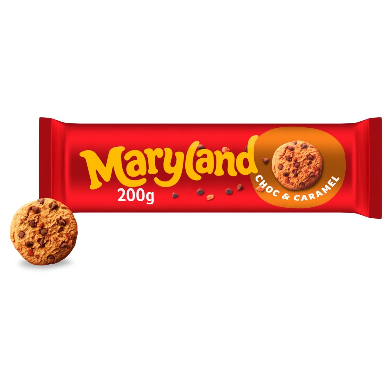 Maryland Cookies Caramel & Chocolate Chip 200g - Morrisons Online ...