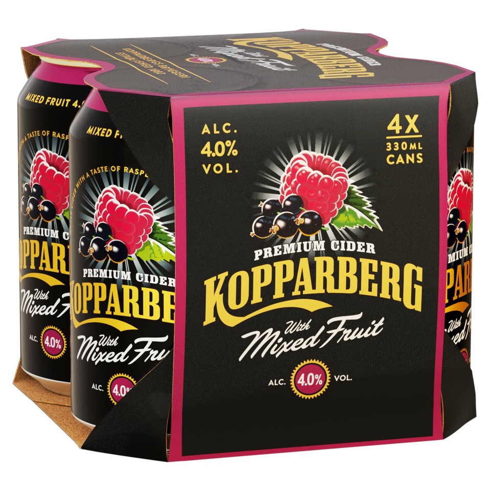 Kopparberg Mixed Fruits Cider Cans - Morrisons Online Groceries & Offers