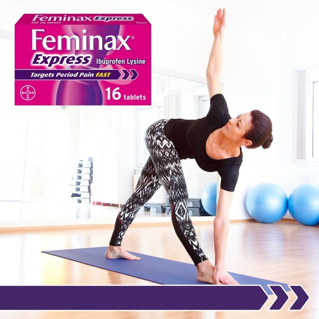 Feminax Express Ibuprofen Lysine 342mg Tablets - Morrisons Online ...
