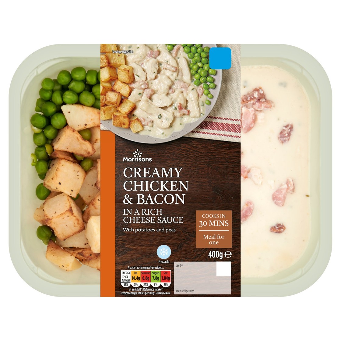 Morrisons Creamy Chicken & Bacon Bake - Morrisons Online Groceries & Offers