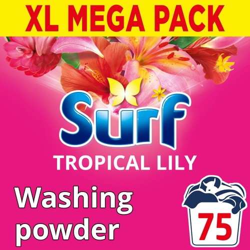 Surf Washing Powder Tropical Lily 75 Washes - Morrisons Online ...