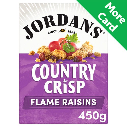 Jordans Country Crisp Flame Raisins Breakfast Cereal 450g - Morrisons ...