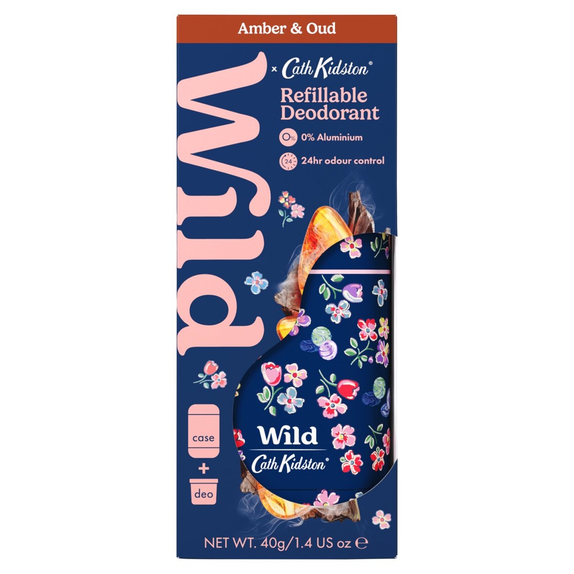 Wild Cath Kidston Amber & Oud Natural Deodorant Starter Pack ...