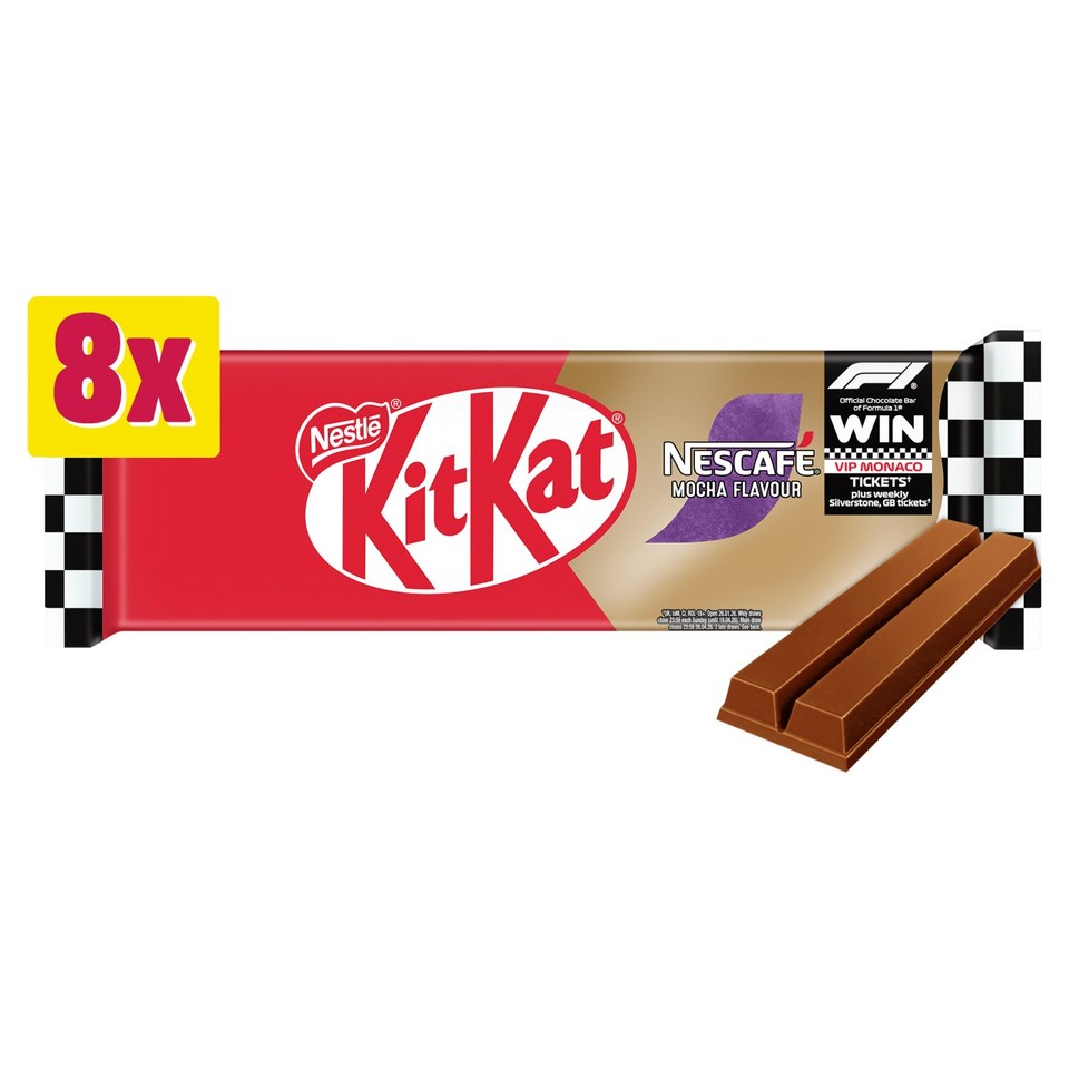 KitKat 2 Finger Nescafe Mocha Coffee 8 Pack - Morrisons Online ...