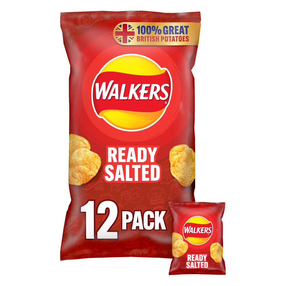 Walkers Ready Salted Multipack Crisps - Morrisons Online Groceries & Offers