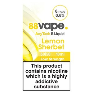 88Vape Anytank 6mg Lemon Sherbet - Morrisons Online Groceries & Offers