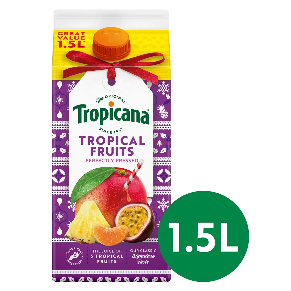Tropicana Tropical Fruits Fruit Juice 1.5L - Morrisons Online Groceries ...