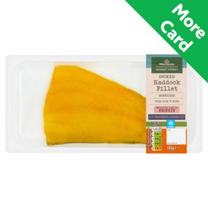Market Street Smoked Haddock Fillet 140g - Morrisons Online Groceries ...
