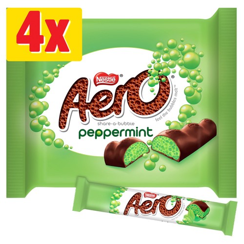 Aero Peppermint Mint Chocolate Multipack 4 Pack - Morrisons Online ...