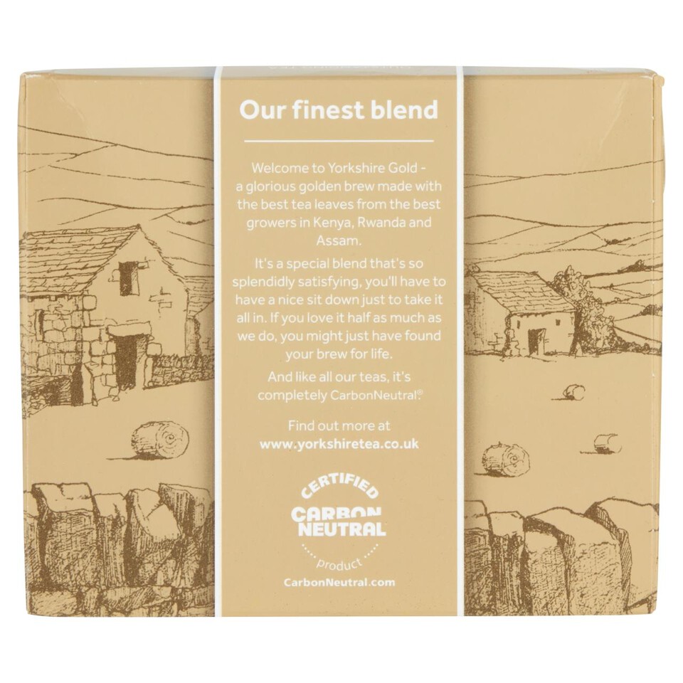 Yorkshire Gold 80 Tea Bags - Morrisons Online Groceries & Offers