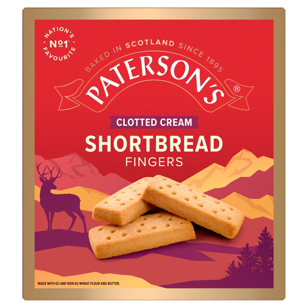 Paterson's Clotted Cream Shortbread - Morrisons Online Groceries & Offers