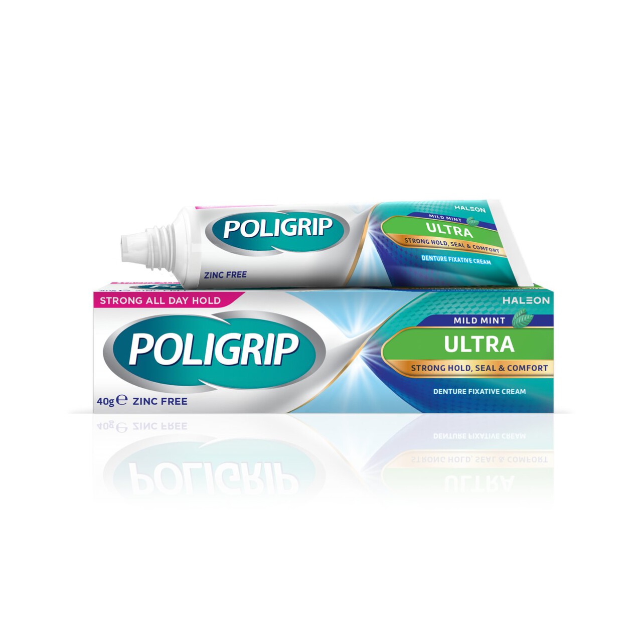 Poligrip Denture Adhesive Ultra Fixative Cream - Morrisons Online ...