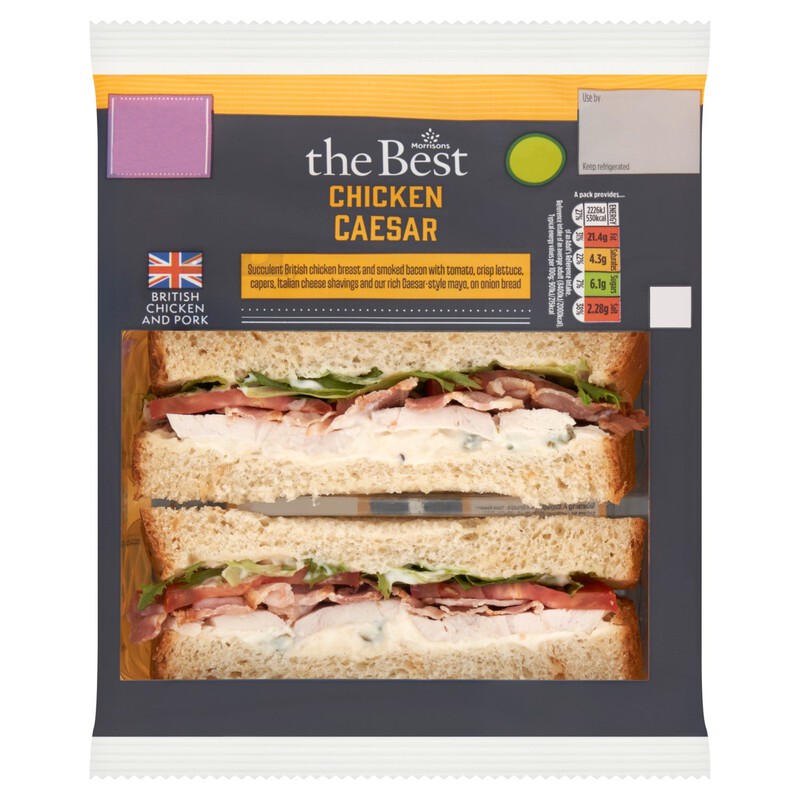Morrisons The Best Chicken Caesar Sandwich - Morrisons Online Groceries ...