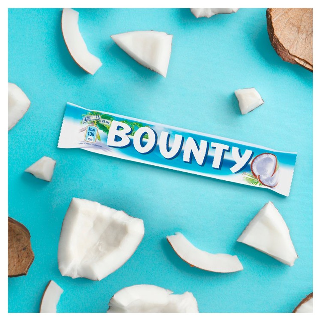 Bounty Coconut & Milk Chocolate Snack Bars Multipack - Morrisons Online ...