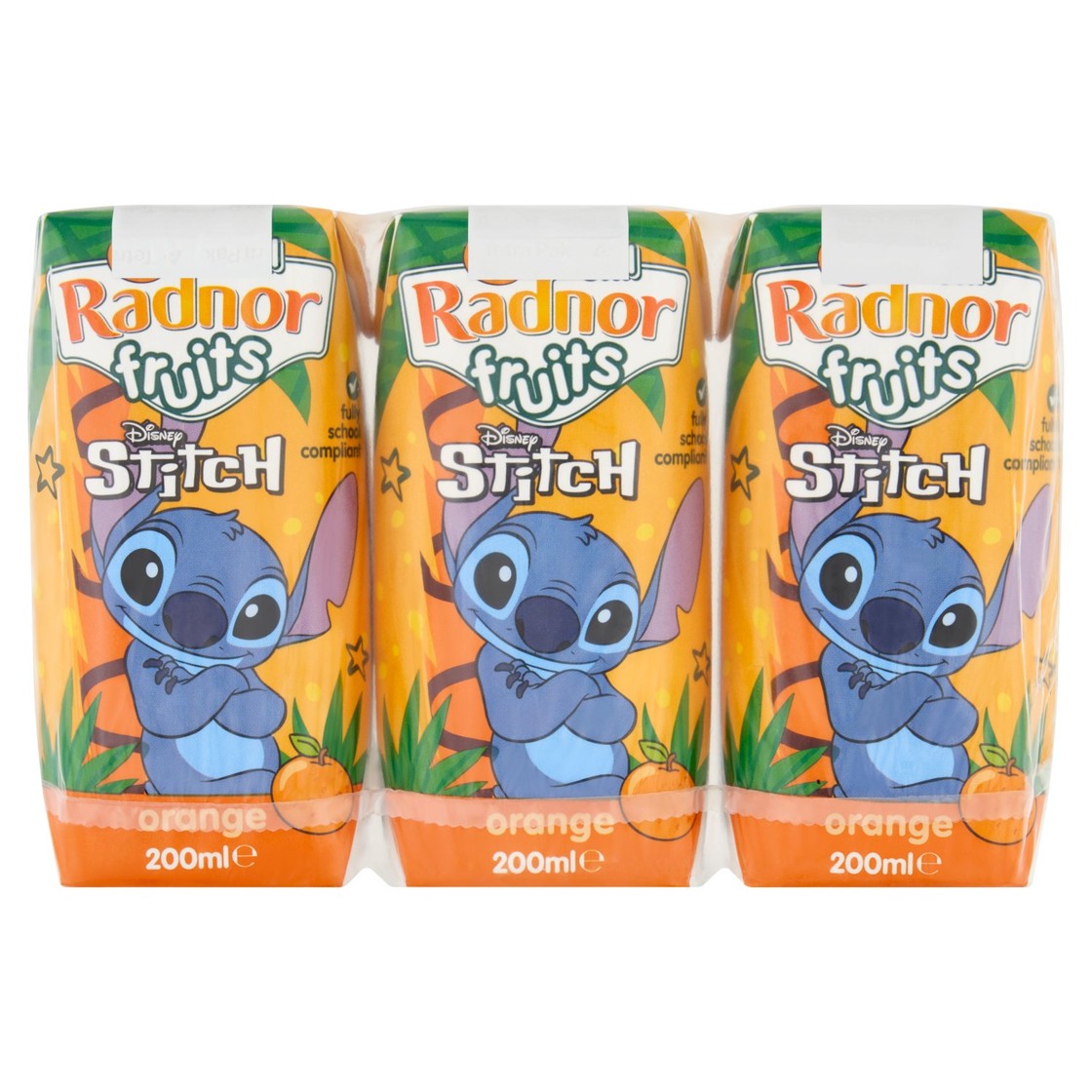 Radnor Fruits Stitch Orange 3 x 200ml - Morrisons Online Groceries & Offers