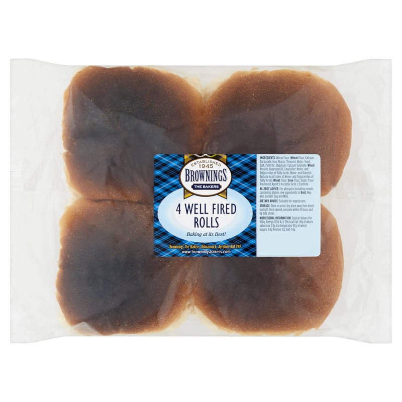 Brownings Well Fired Morning Rolls - Morrisons Online Groceries & Offers