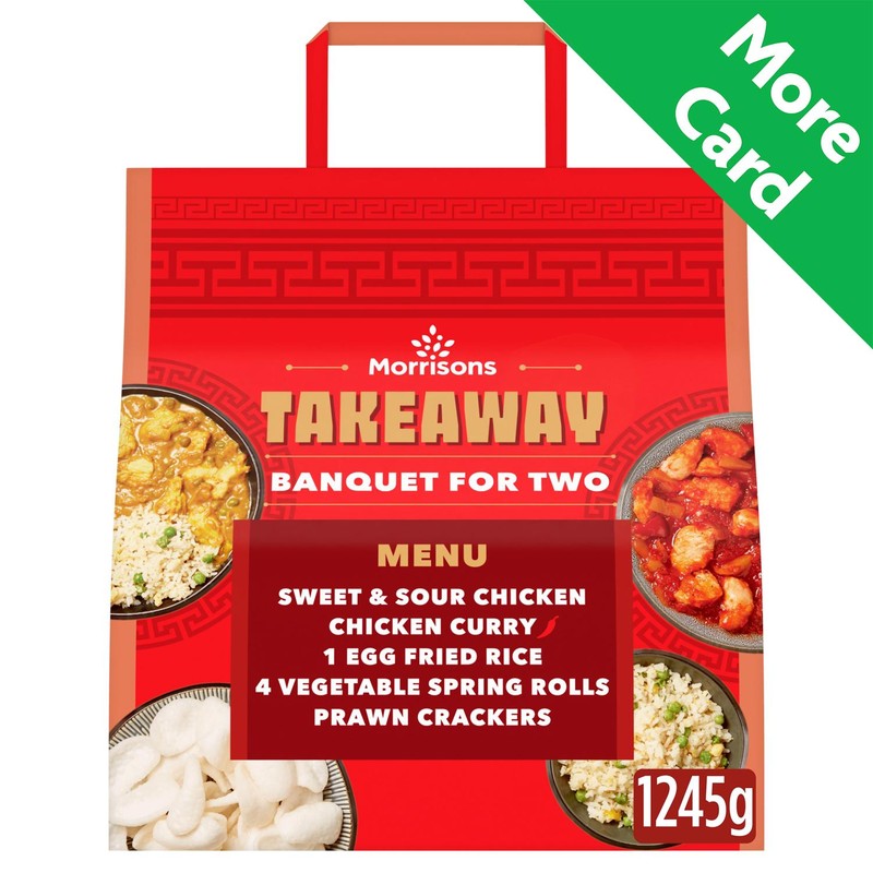 Morrisons Takeaway Banquet For Two- Sweet & Sour Chicken & Chicken ...