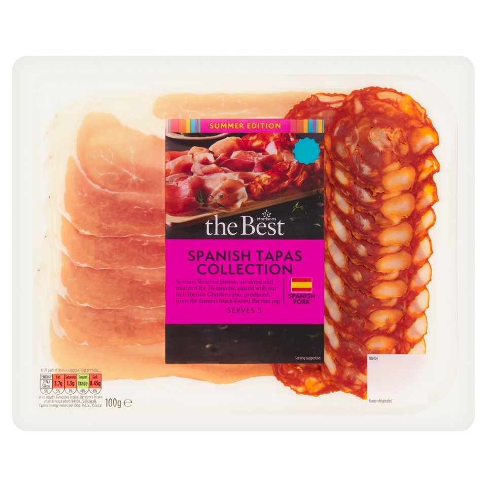Morrisons The Best Spanish Tapas Selection 100g - Morrisons Online ...