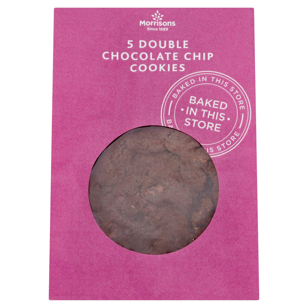 Market Street Double Chocolate Chip Cookies - Morrisons Online ...