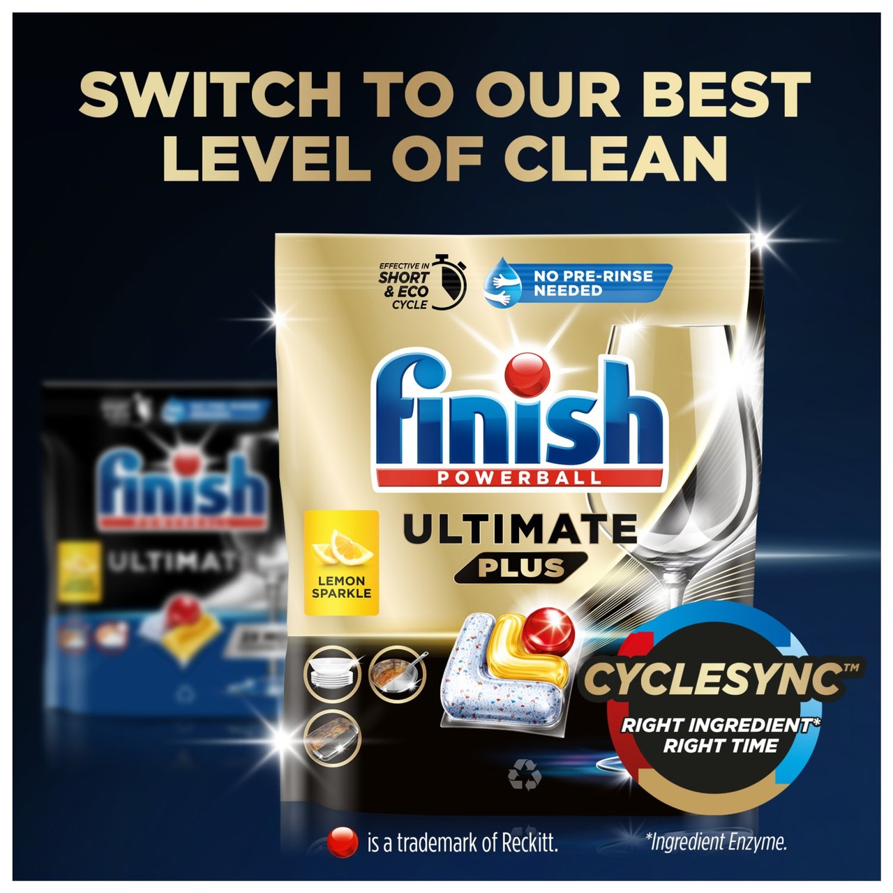 Finish Ultimate Lemon Dishwashing Tablets - Morrisons Online Groceries ...