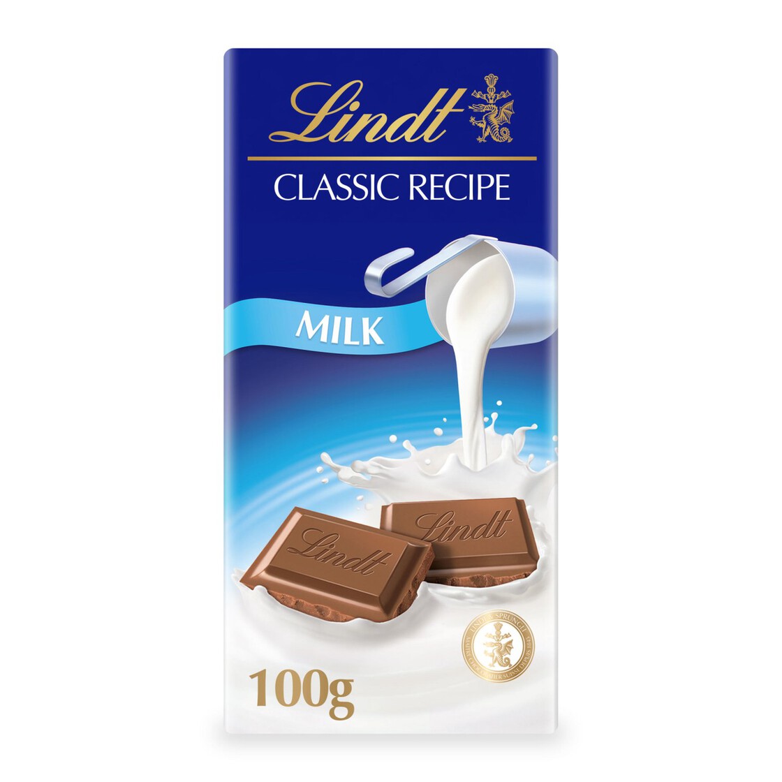 Lindt Classic Recipe Milk Chocolate Bar 100g - Morrisons Online ...