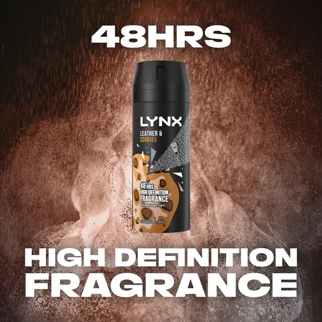 Lynx Collision Leather + Cookies Body Spray For Men 150ml - Morrisons ...