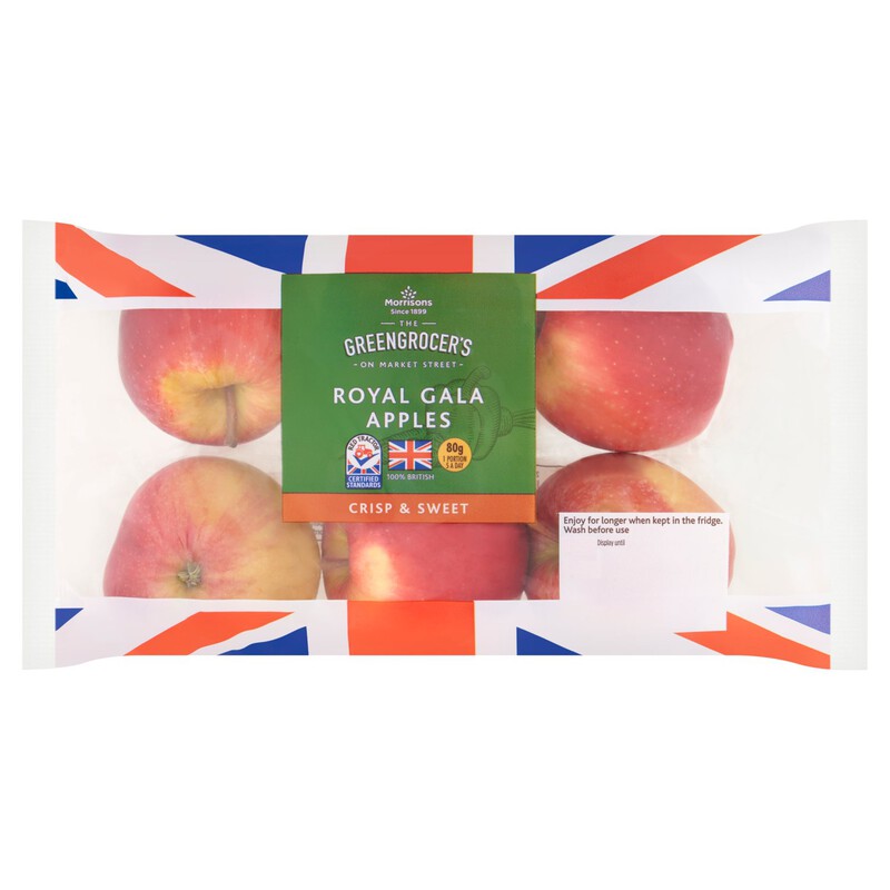 Morrisons Royal Gala Apples 6 Pack - Morrisons Online Groceries & Offers