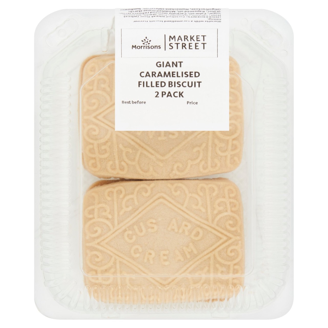 Morrisons Giant Caramelised Filled Biscuit 2 Pack - Morrisons Online ...