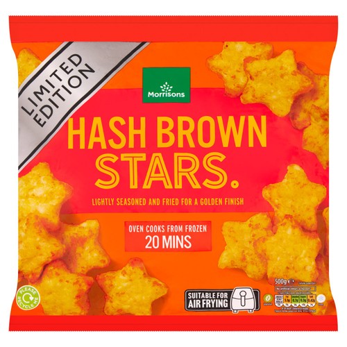 Morrisons Limited Edition Hash Brown Stars 500g - Morrisons Online ...
