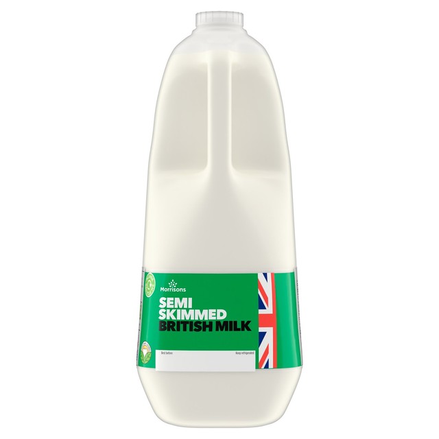 Morrisons Semi Skimmed British Milk 4 Pints - Morrisons Online ...