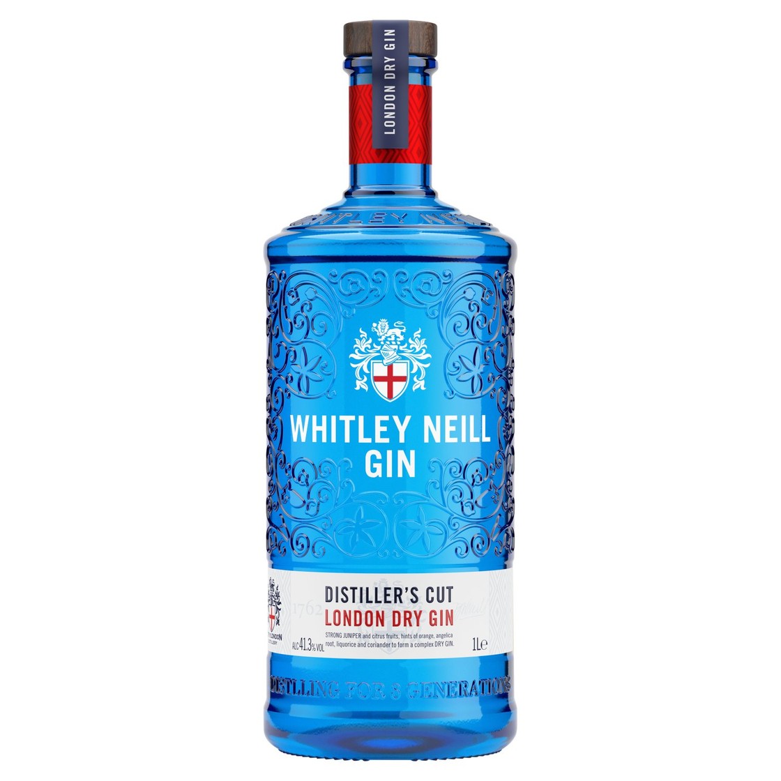 Whitley Neill Distillers Cut Gin 1L - Morrisons Online Groceries & Offers