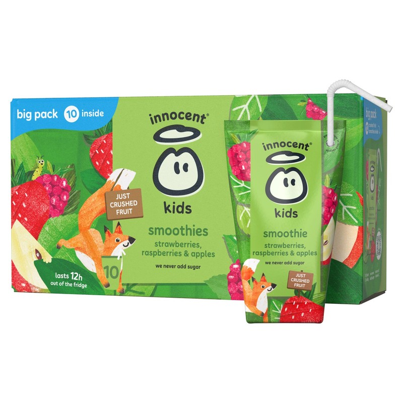 Innocent Smoothies Kids Strawberries, Raspberries & Apples - Morrisons ...