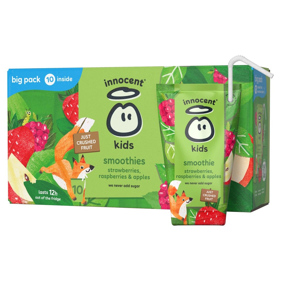 Innocent Smoothies Kids Strawberries, Raspberries & Apples - Morrisons ...