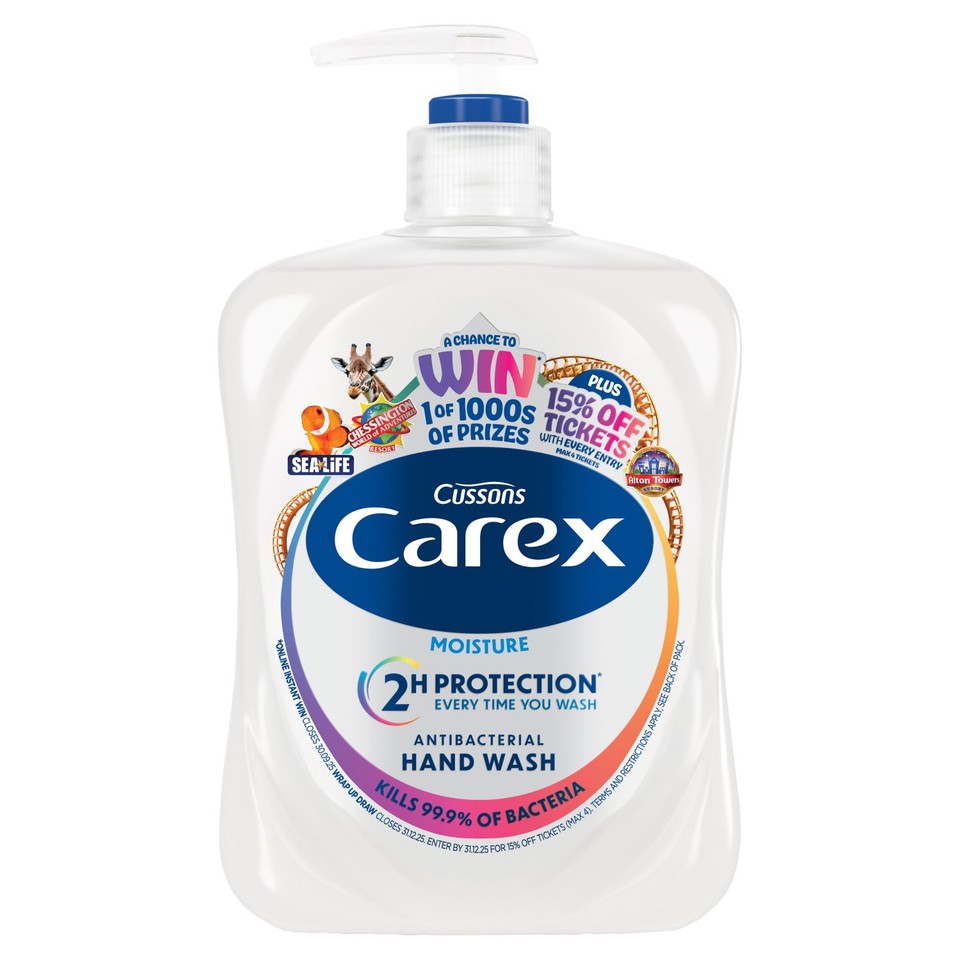 Carex Complete Moisture Plus Hand Wash - Morrisons Online Groceries ...