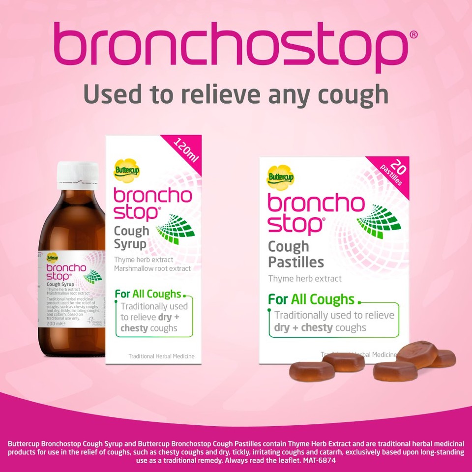 Bronchostop Cough Pastilles - 10 On-the-Go Cough Pastilles - Morrisons ...