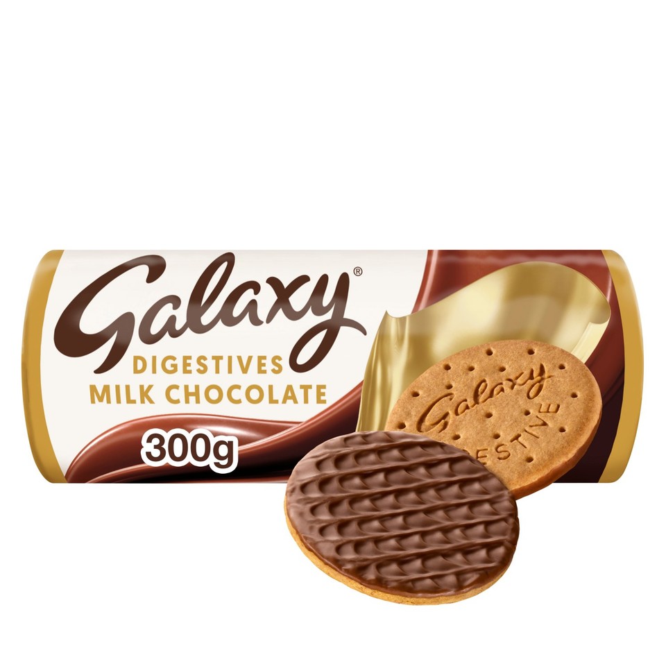 Galaxy Milk Chocolate Digestive Biscuits - Morrisons Online Groceries ...