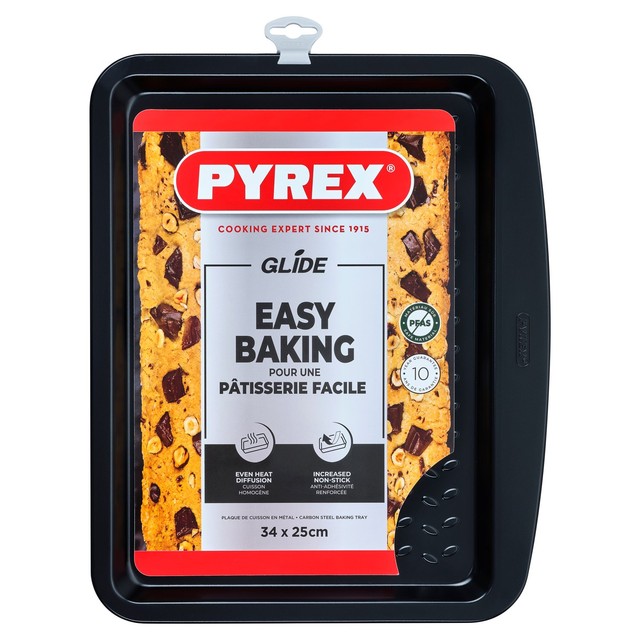 Pyrex Glide Oven Tray 34x25cm - Morrisons Online Groceries & Offers