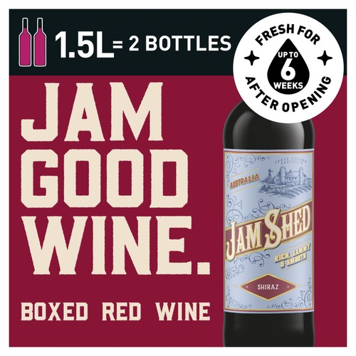 Jam Shed Shiraz Red Wine - Morrisons Online Groceries & Offers