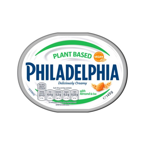 Philadelphia Plant-Based Almond & Oat Soft Cheese Alternative ...