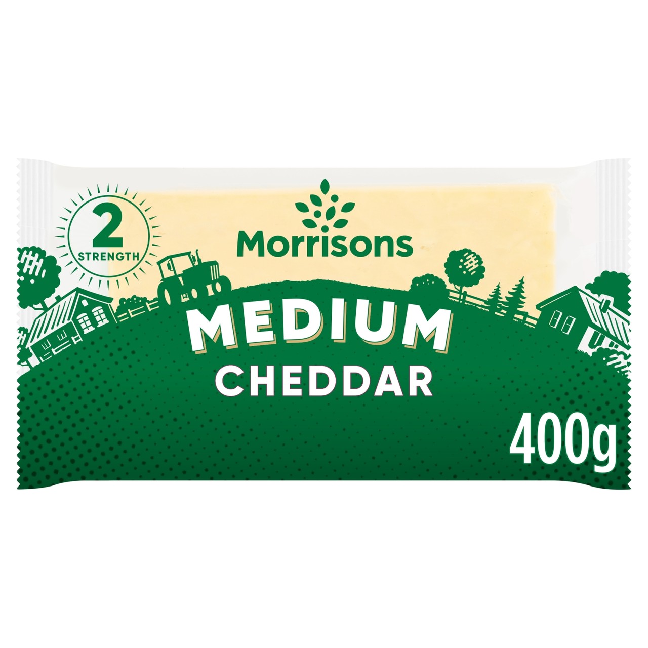 Morrisons Medium White Cheddar - Morrisons Online Groceries & Offers