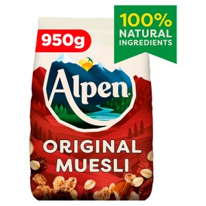 Alpen Original Muesli Breakfast Cereal 950g - Morrisons Online ...
