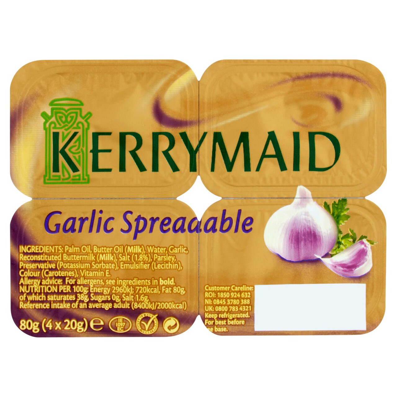 Kerrymaid Garlic Spreadable Butter - Morrisons Online Groceries & Offers