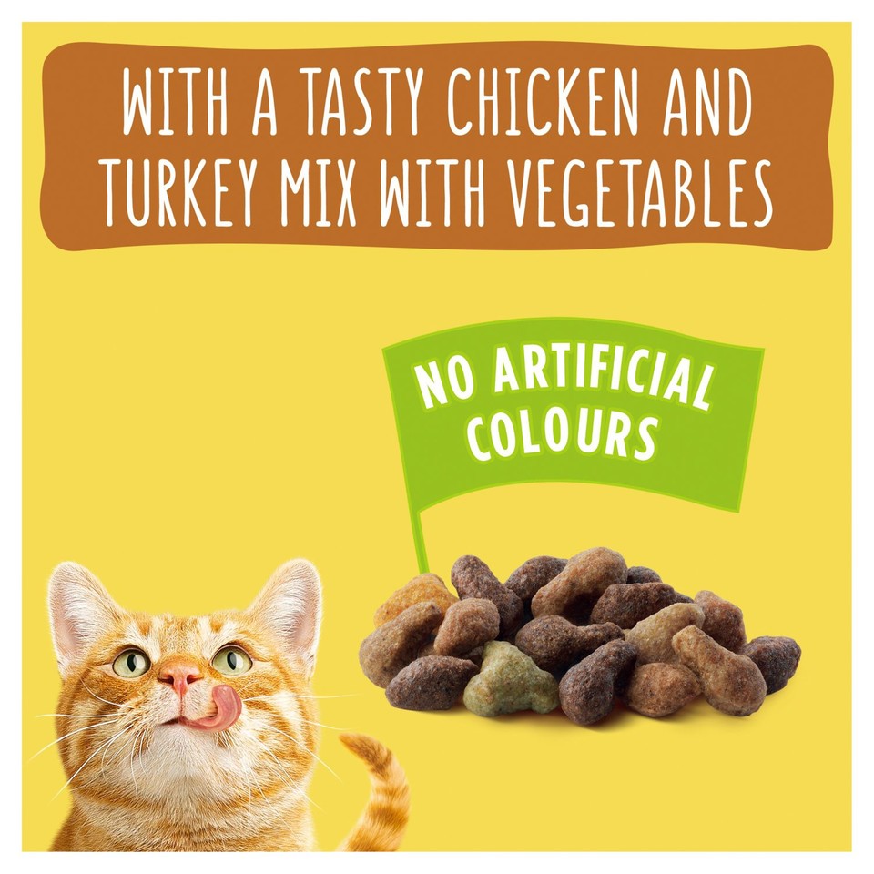 Go-Cat Chicken And Turkey Dry Cat Food - Morrisons Online Groceries ...
