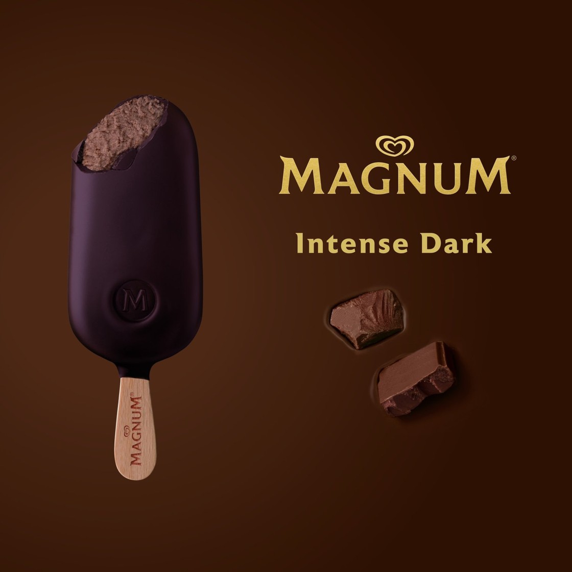 Magnum Collection Intense Dark Chocolate Ice Cream Sticks 3 x 100ml ...